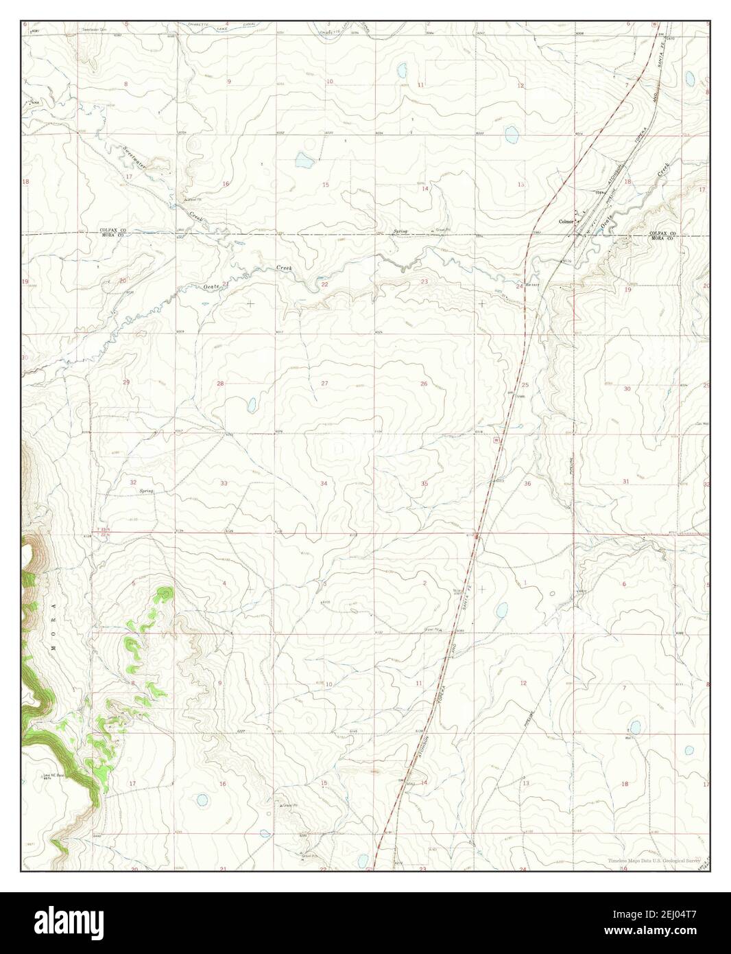 Colmor, New Mexico, map 1964, 1:24000, United States of America by ...