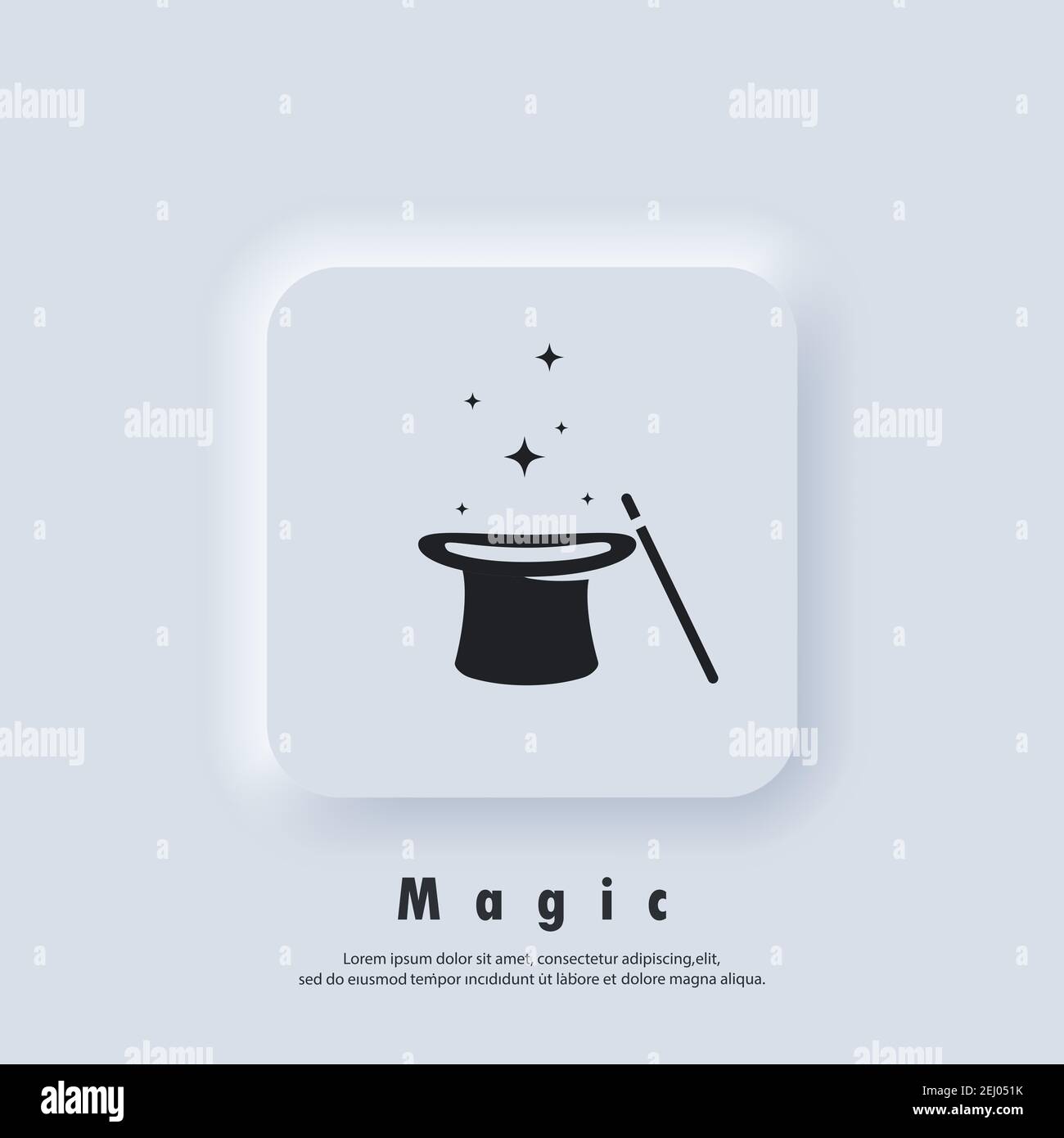 Trick button Stock Vector Images - Alamy