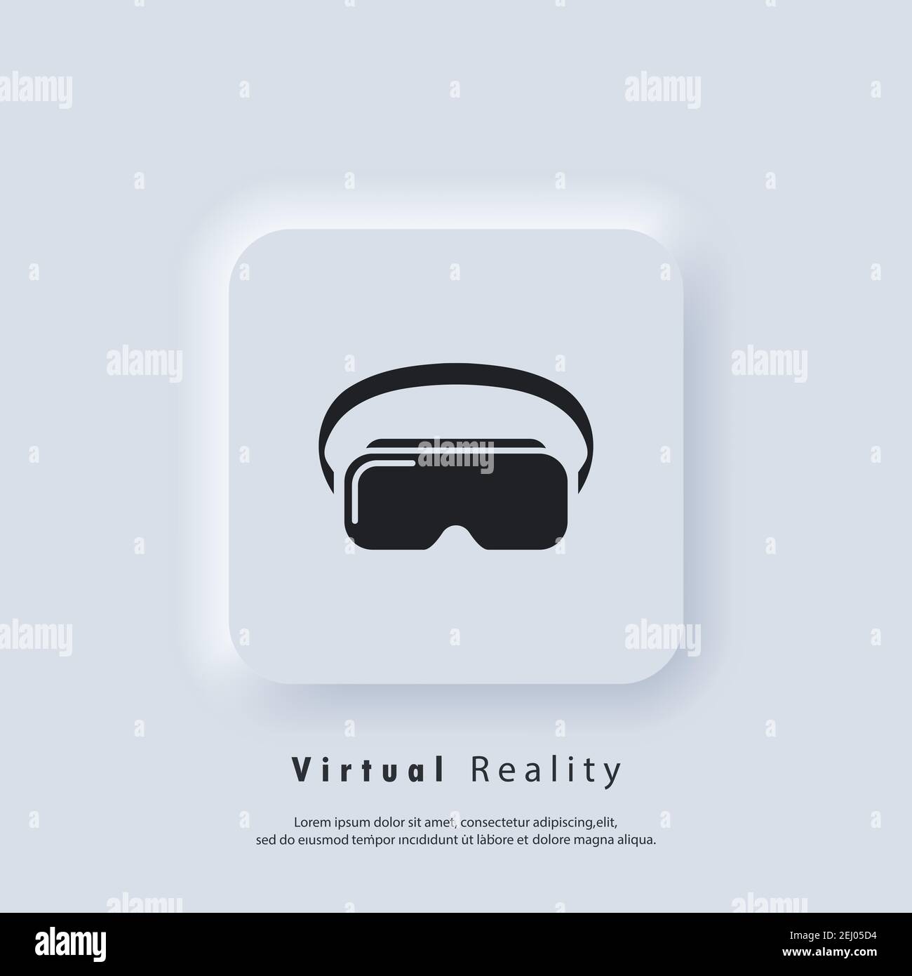 VR headset icon. Virtual reality device, glasses. Vector. UI icon ...