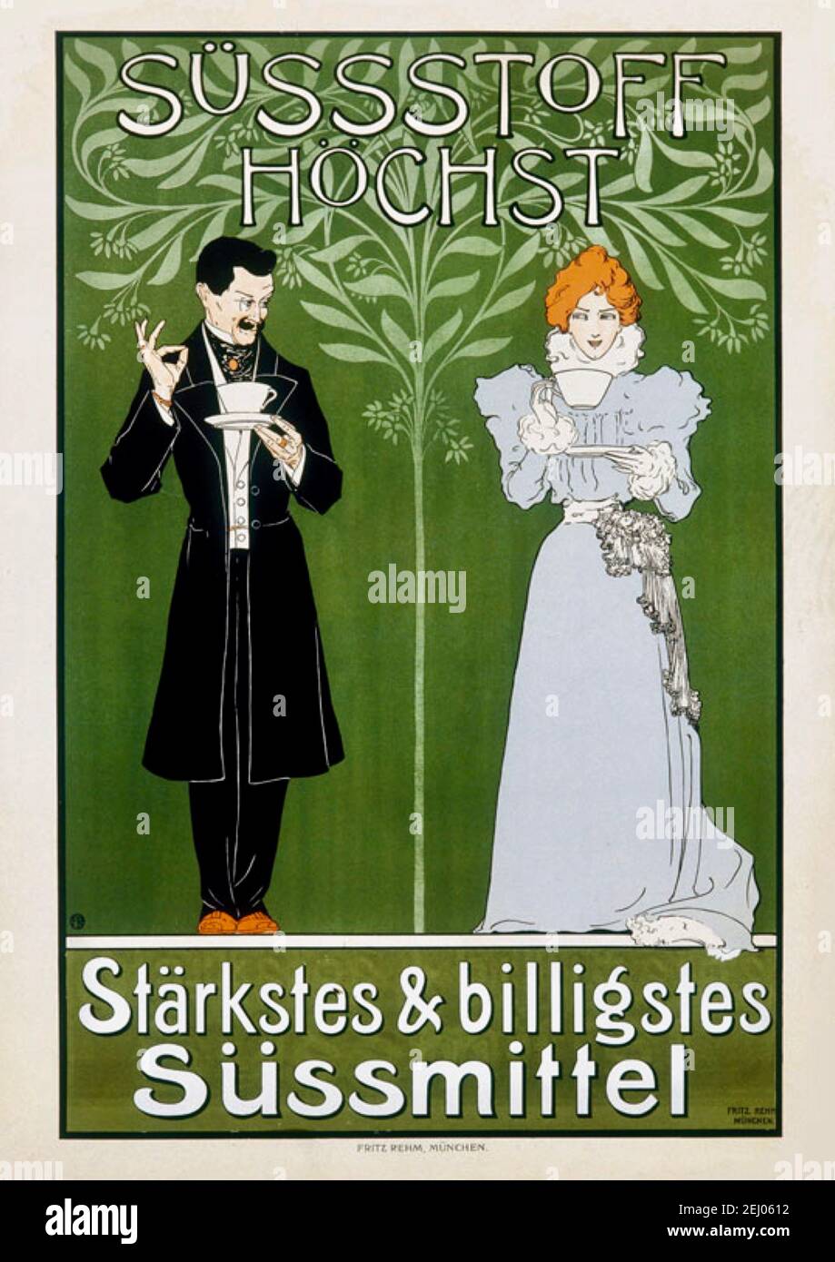 German 1900 poster hi-res stock photography and images - Alamy