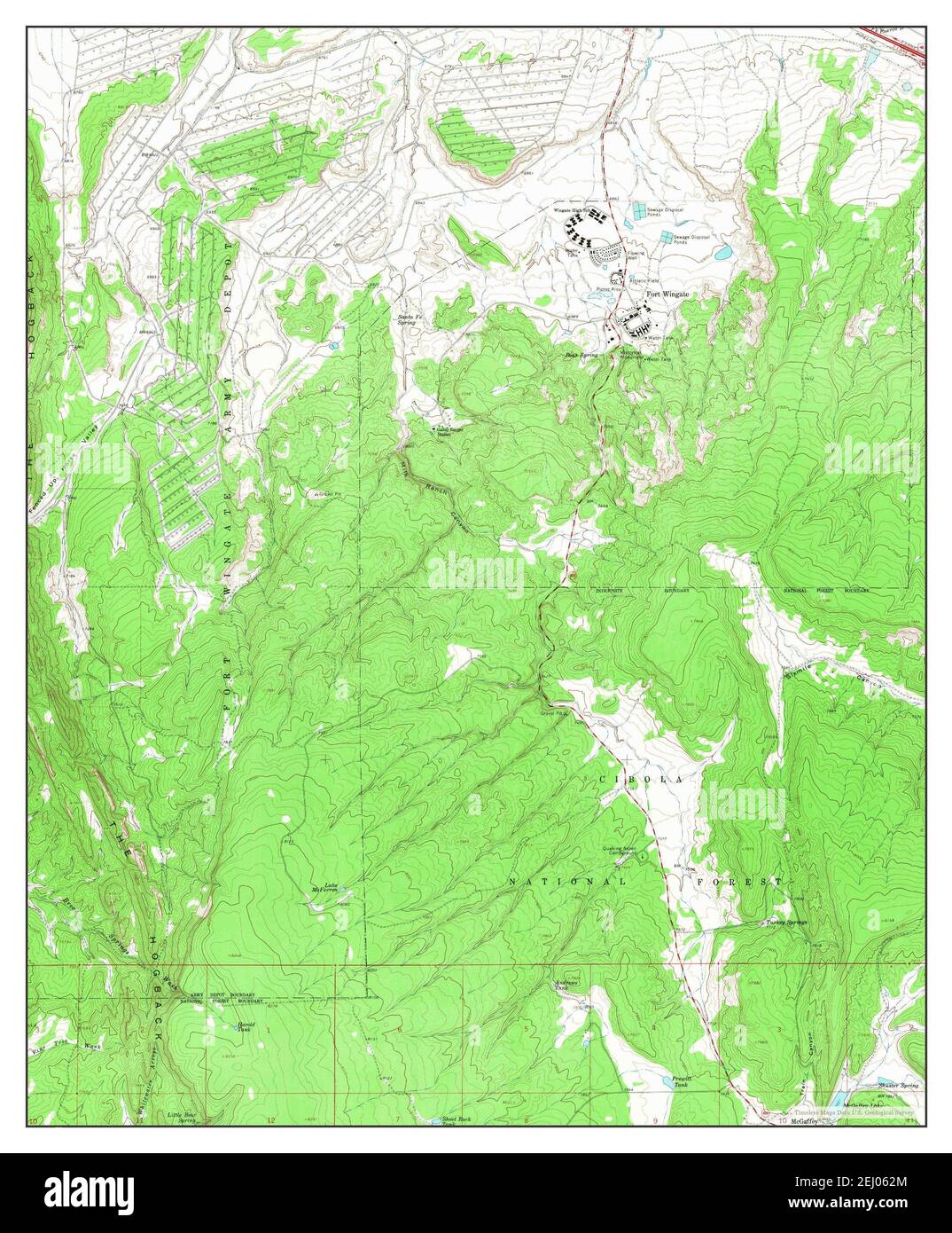 Map of wingate hi-res stock photography and images - Alamy