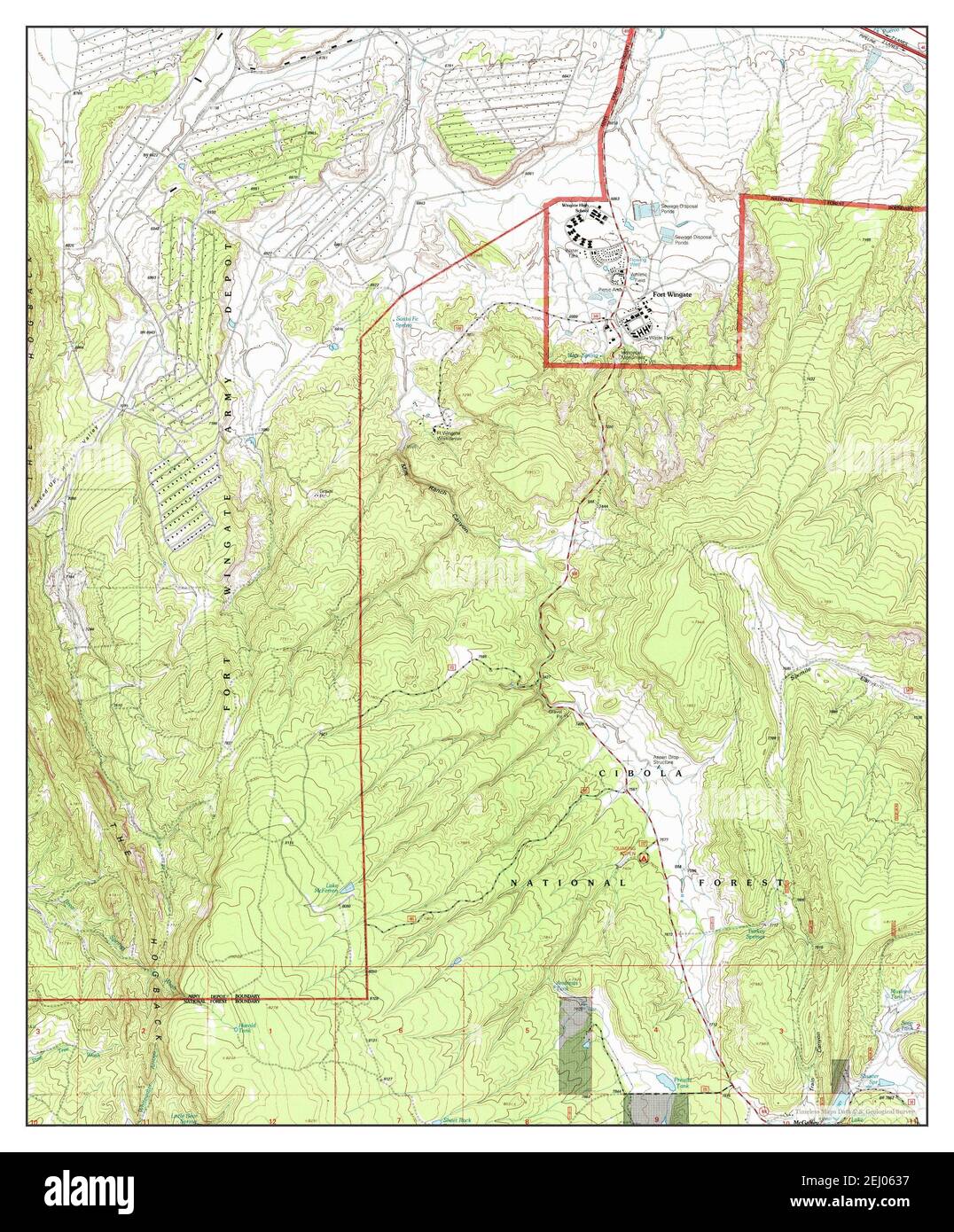 Map of wingate hi-res stock photography and images - Alamy