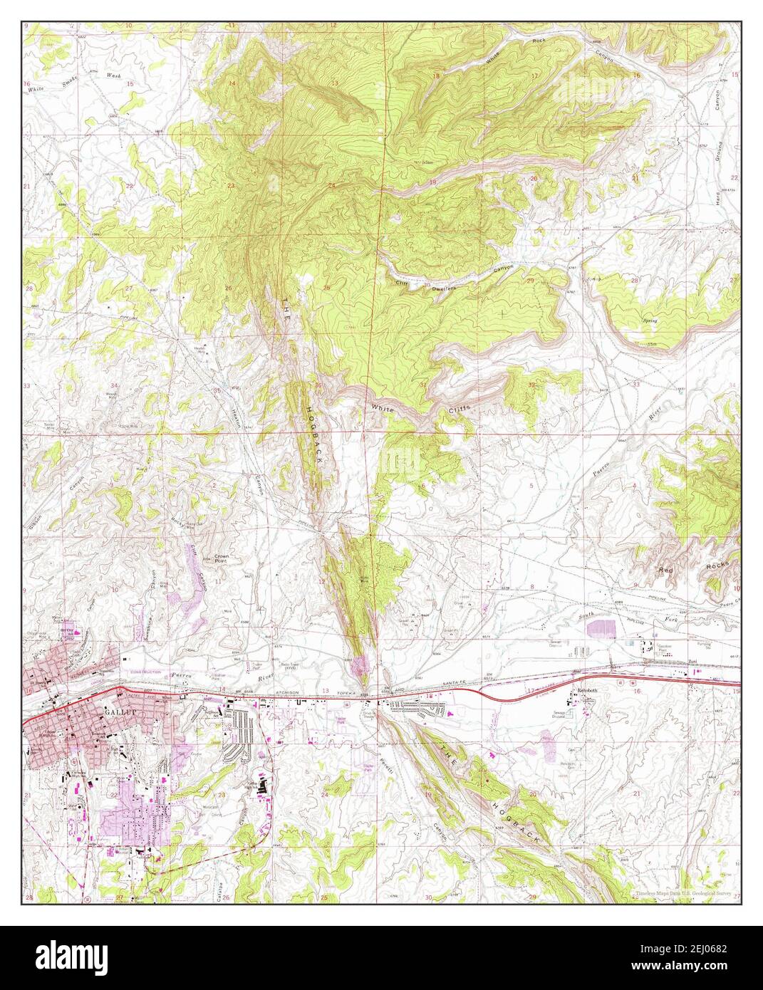 Map of gallup hi-res stock photography and images - Alamy