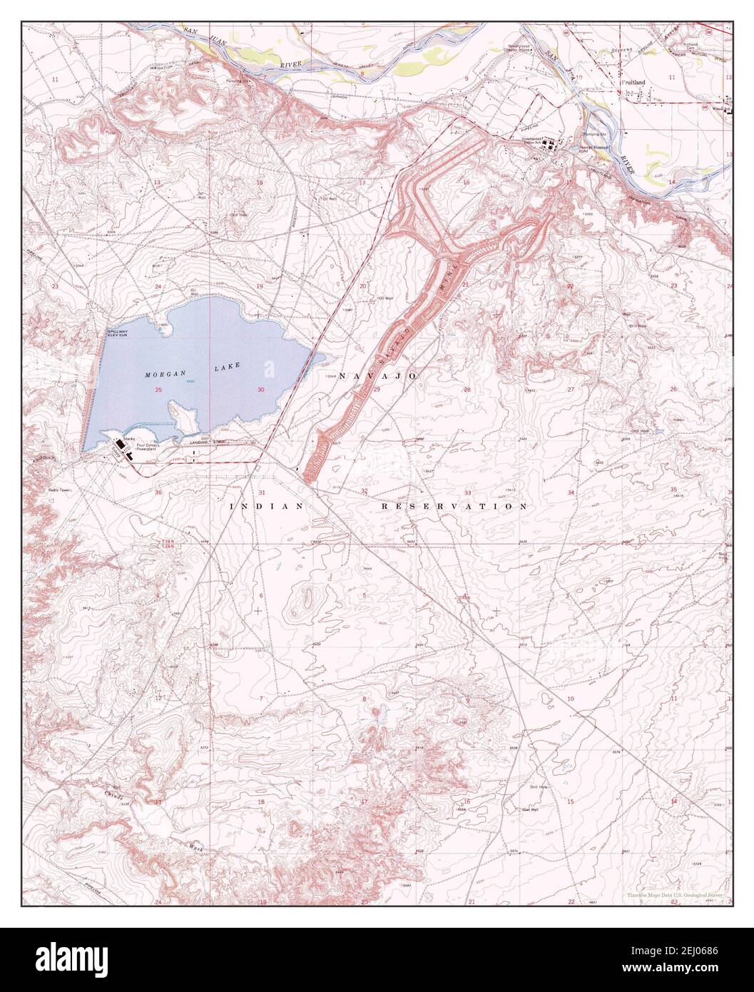 Map of fruitland hi-res stock photography and images - Alamy