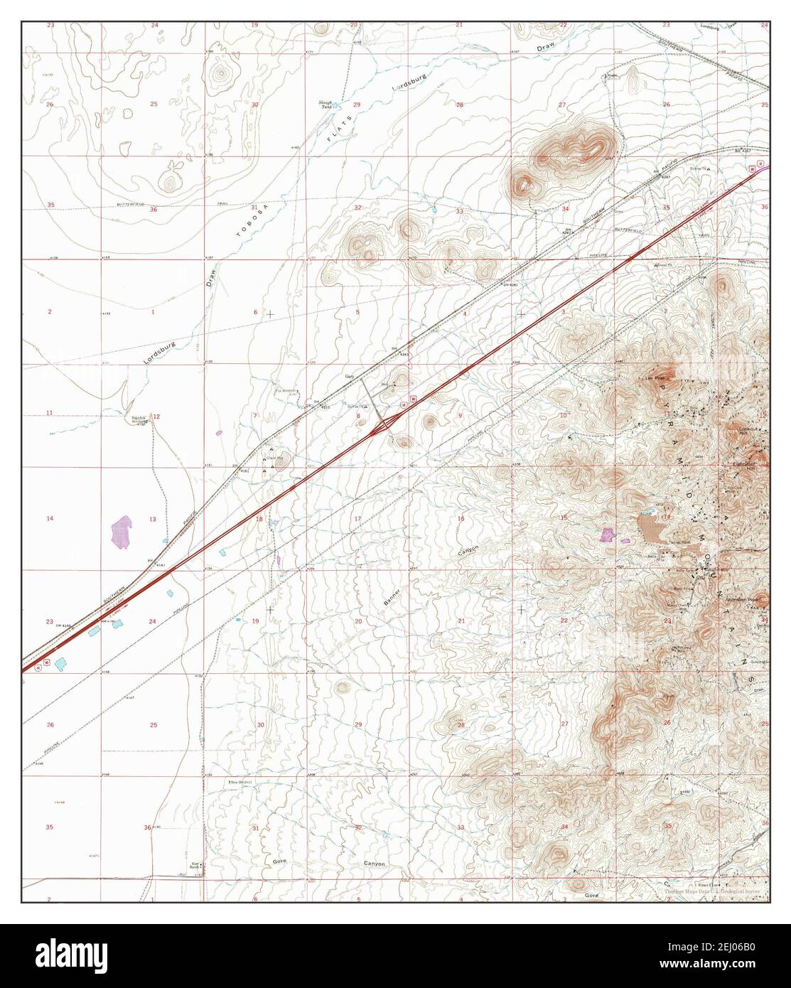 Gary, New Mexico, map 1964, 1:24000, United States of America by ...