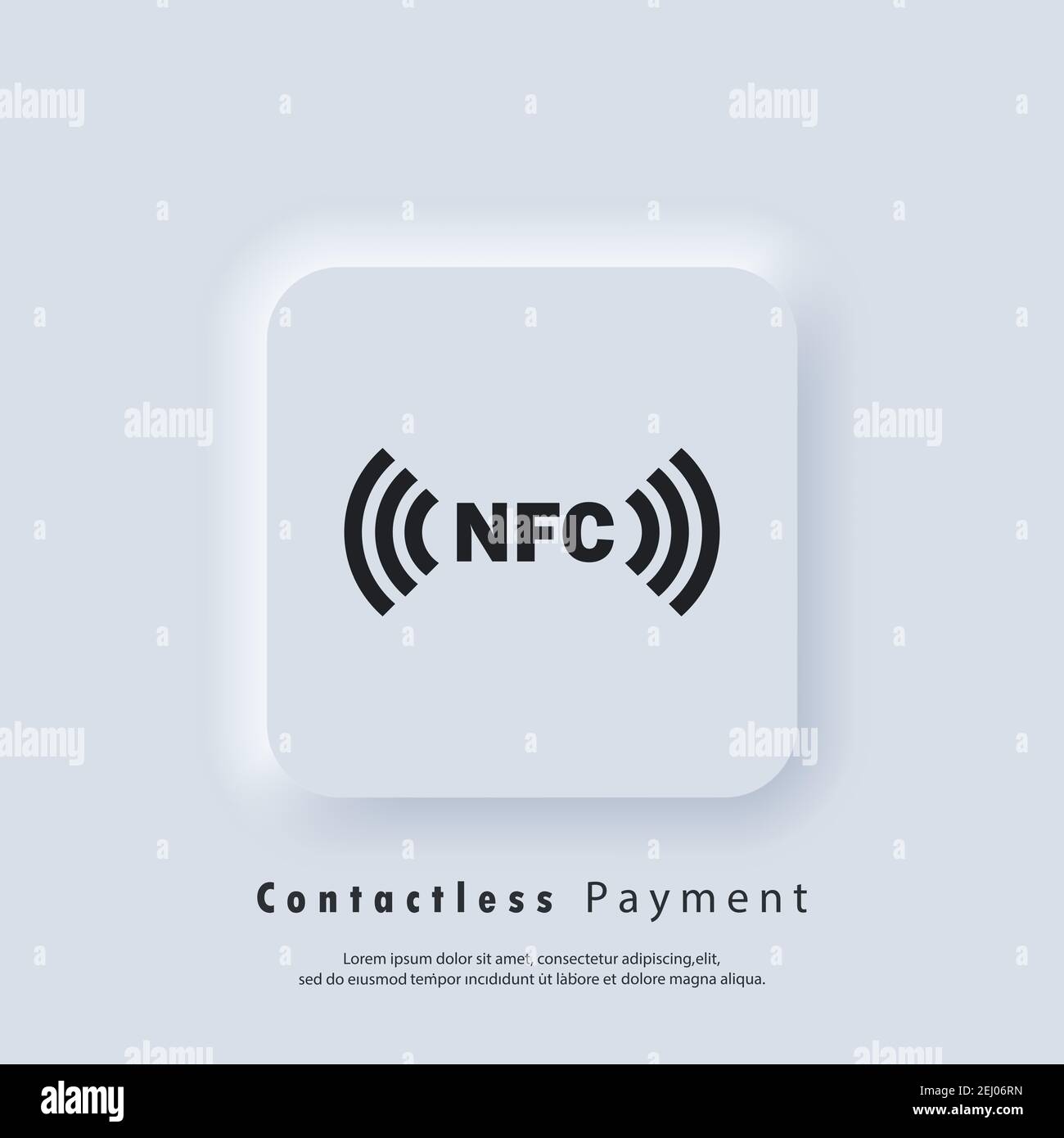 Contactless Payment icon. Nfc icon. Wireless payment. Contactless ...