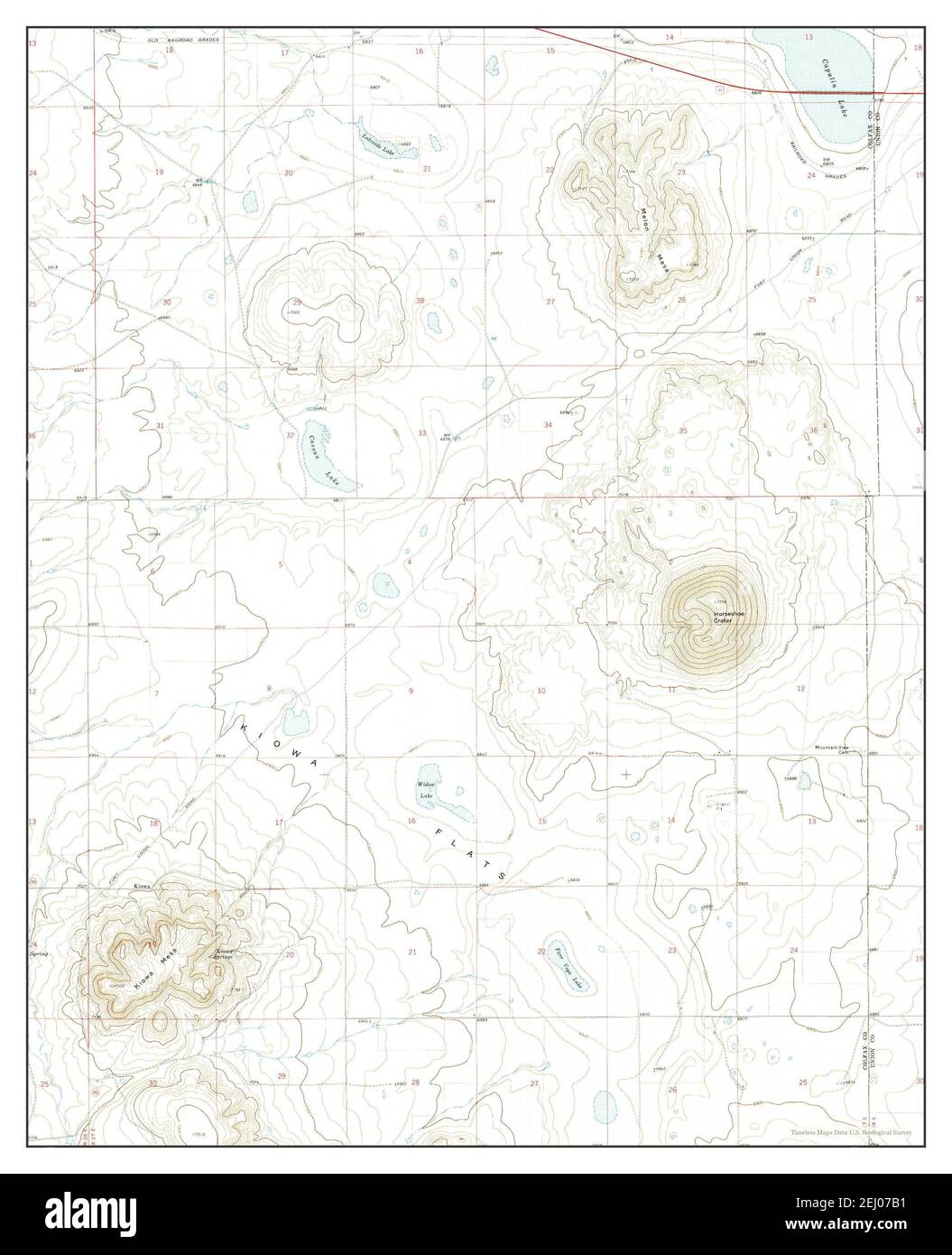 Map of kiowa hi-res stock photography and images - Alamy
