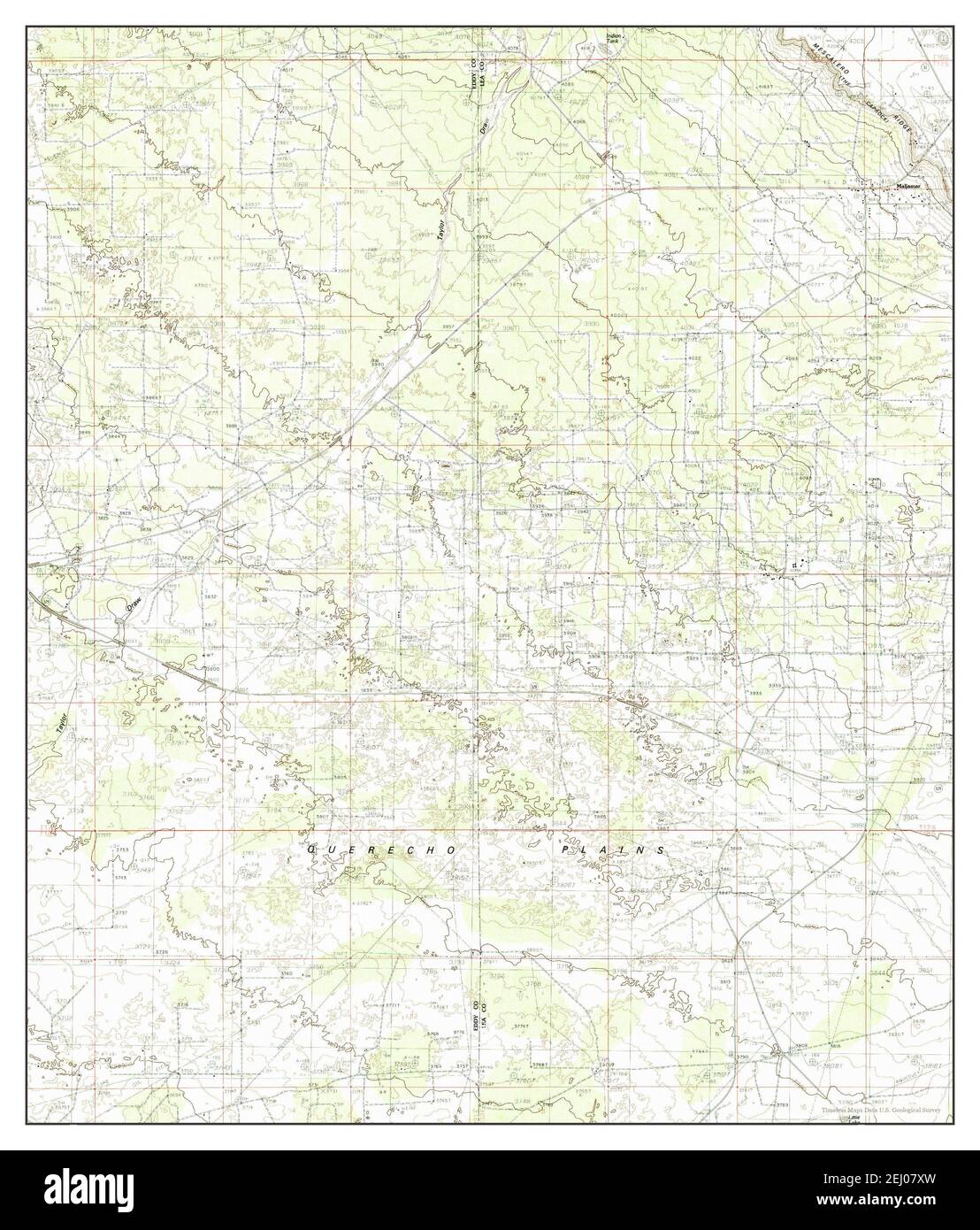 Maljamar, New Mexico, map 1985, 1:24000, United States of America by ...