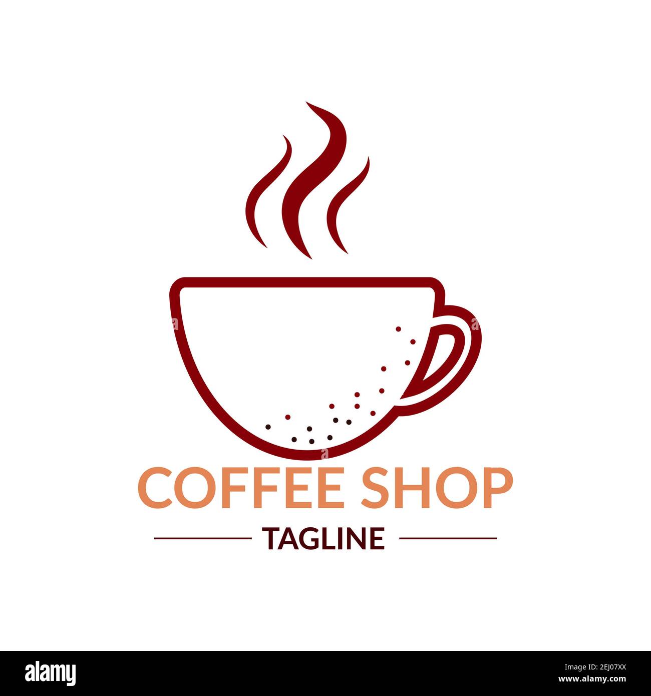 Best Coffe Shop Logo Design Template Vector Abstract Coffe Logo For ...