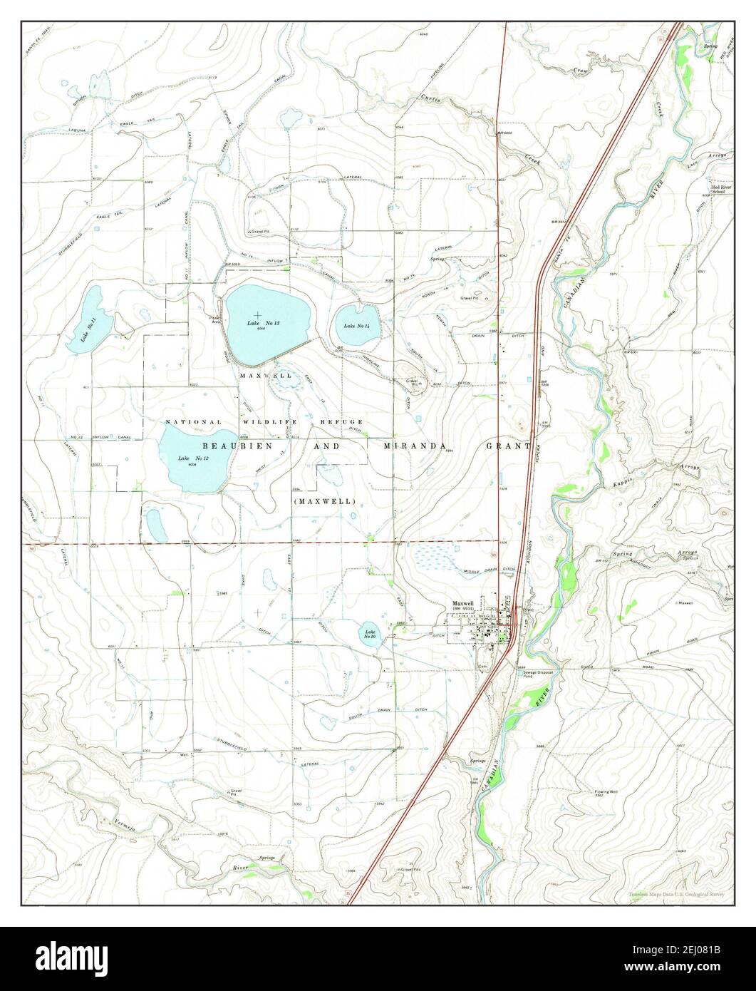 Maxwell, New Mexico, map 1971, 1:24000, United States of America by ...