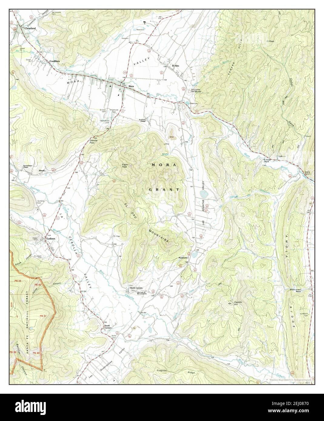 Mora, New Mexico, map 2002, 1:24000, United States of America by ...