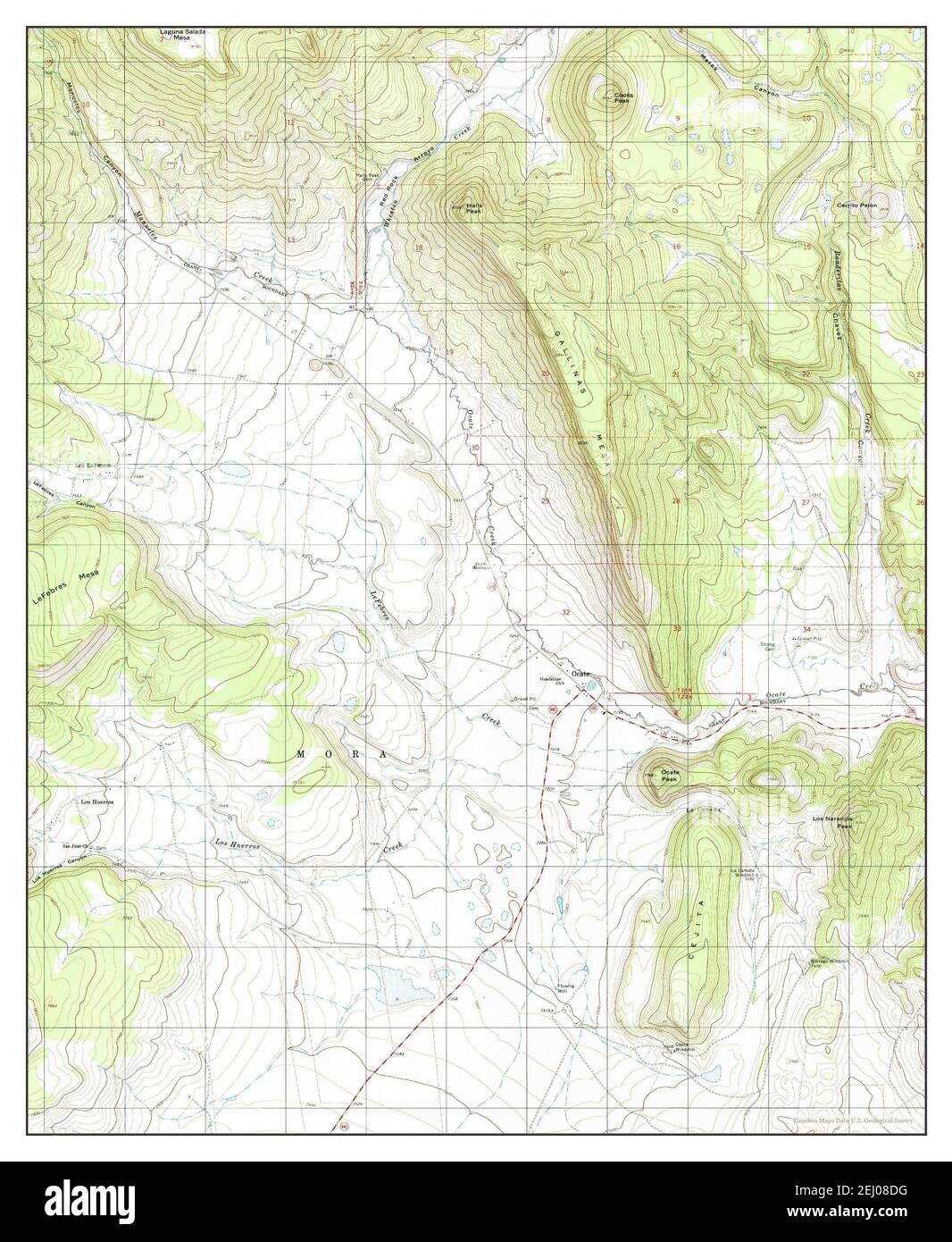 Ocate, New Mexico, map 1994, 1:24000, United States of America by ...