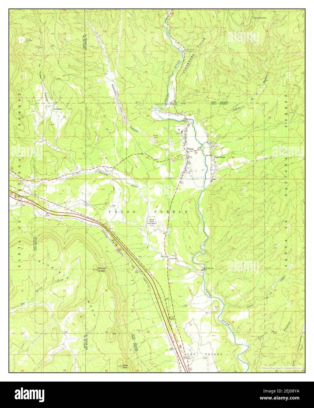 Pecos New Mexico Map