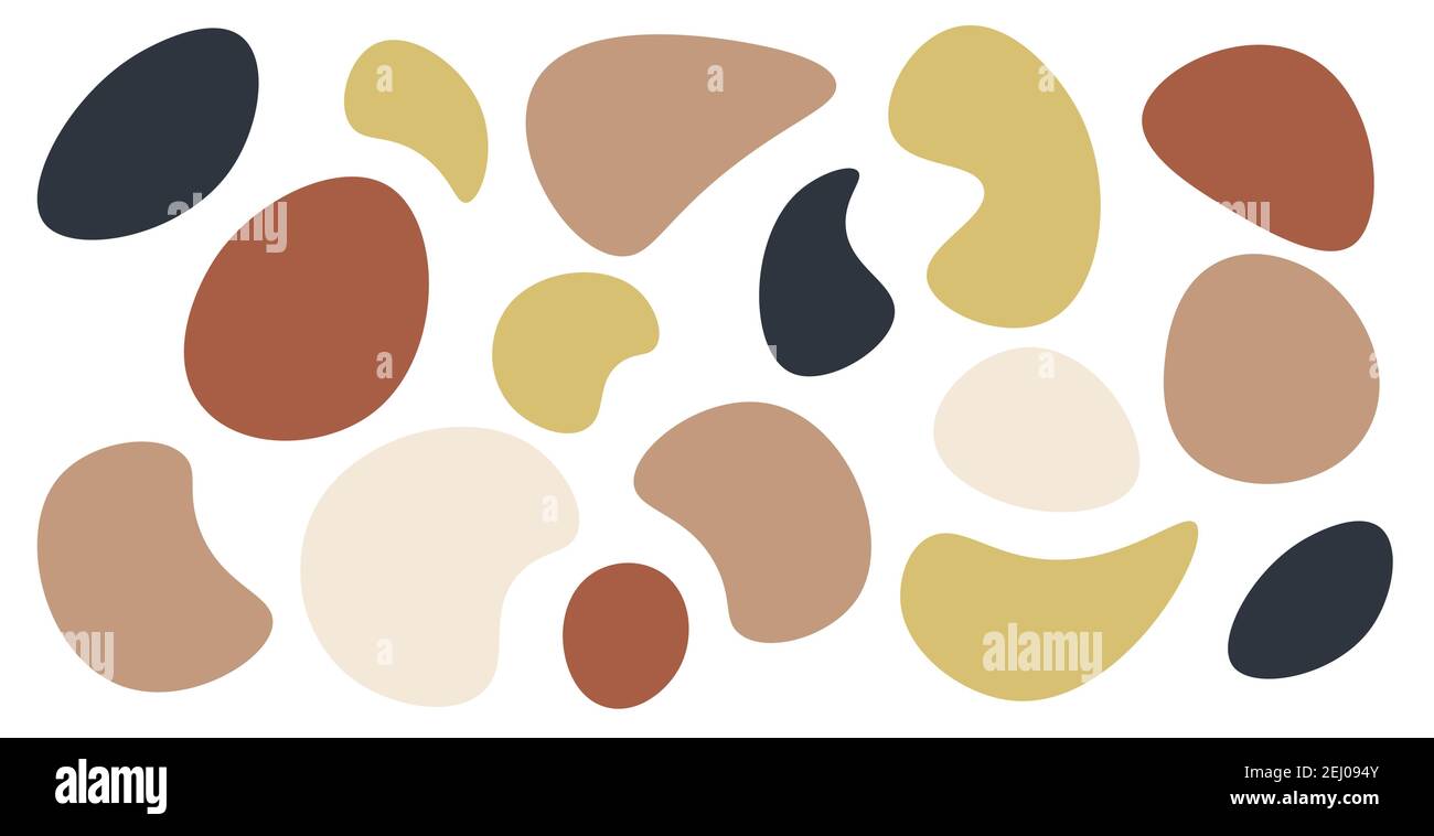 Random Blob Shapes Splat And Fleck Graphic Vector Design For Posters