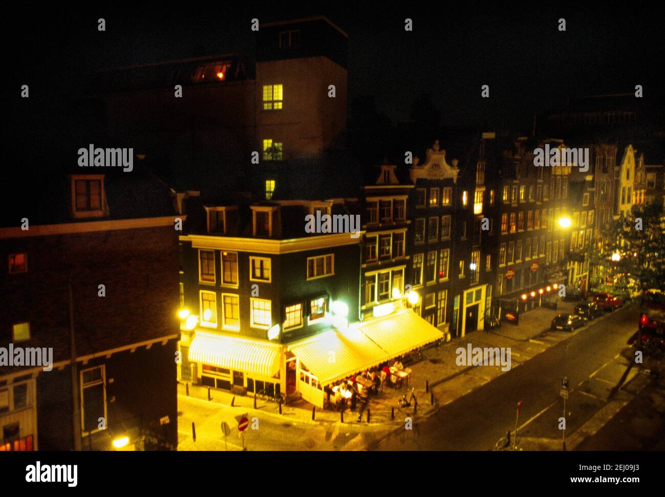 Amsterdam Holland Spuistraat At Night Stock Photo - Alamy