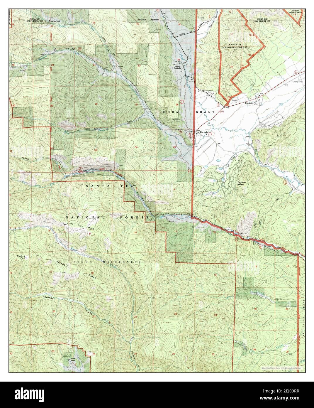 Rociada, New Mexico, map 2002, 1:24000, United States of America by ...