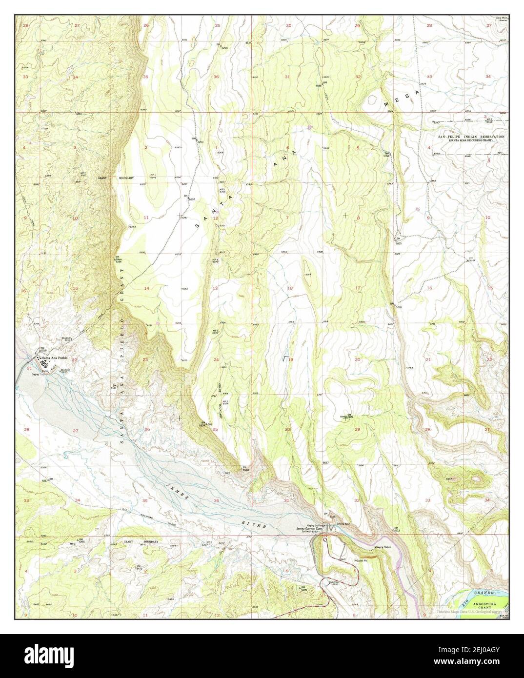 Santa ana mexico map hi-res stock photography and images - Alamy