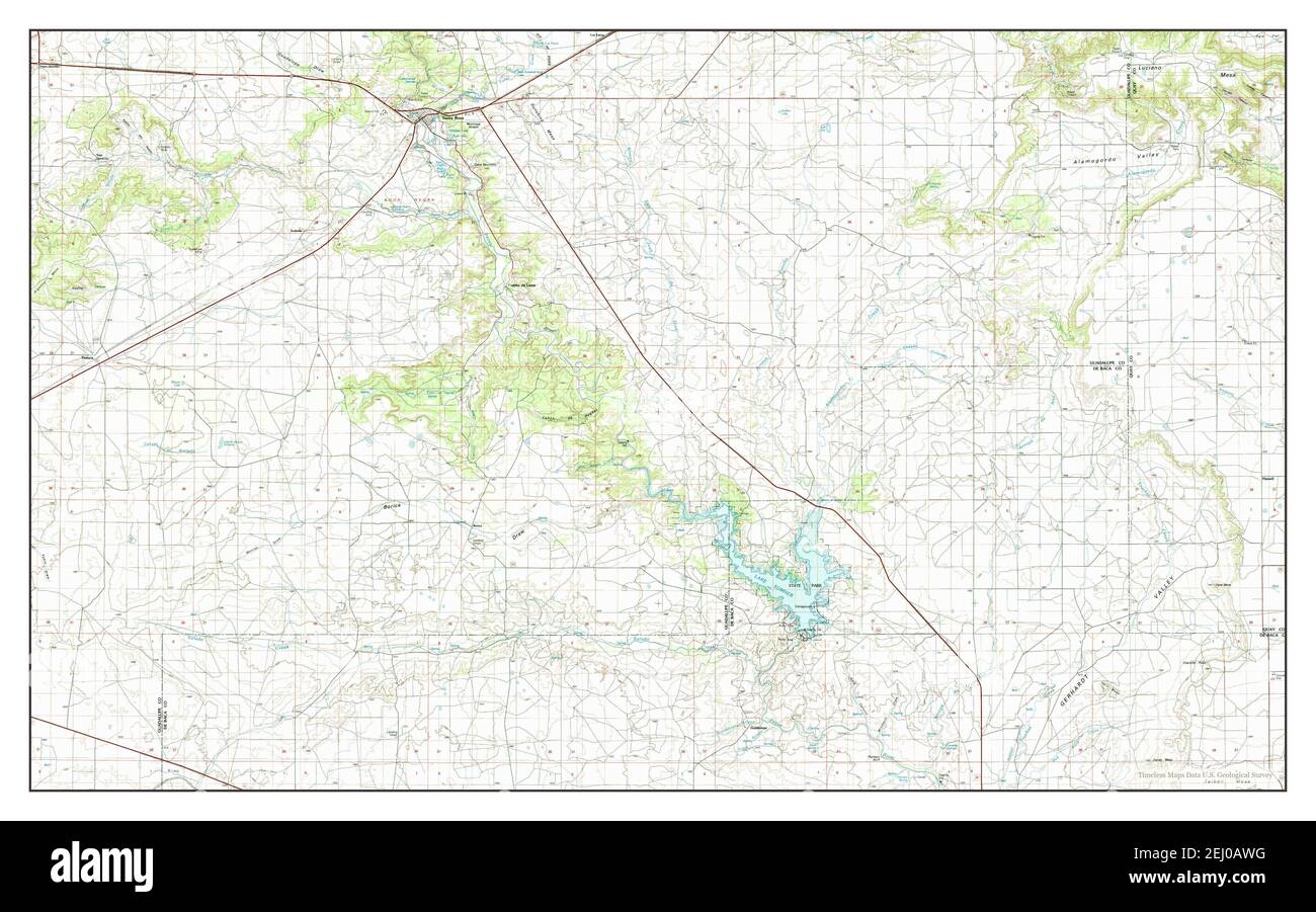 Map Santa Rosa Nm Sign