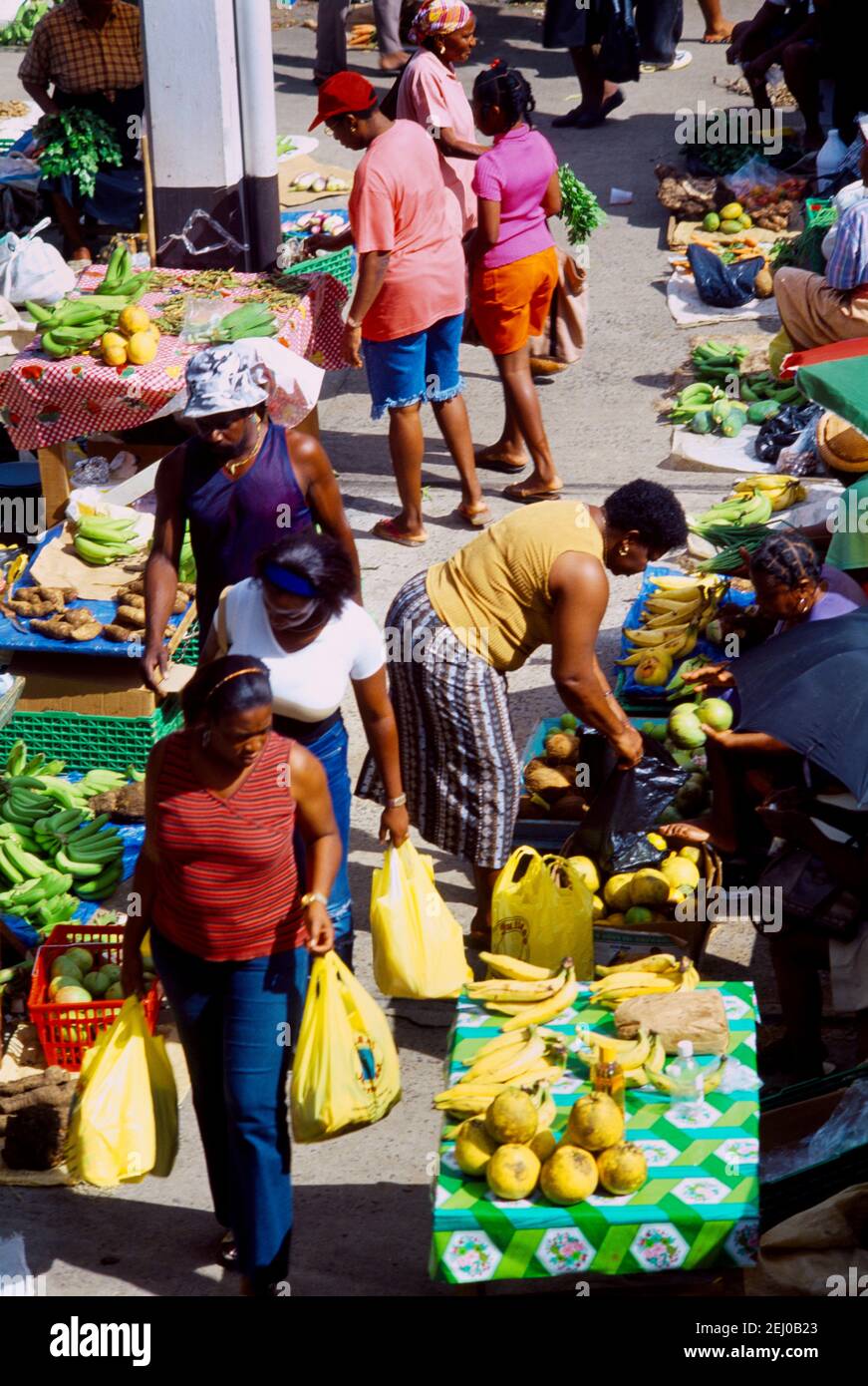 Castries St Lucia Saturday Market Fruit Stock Photo - Alamy