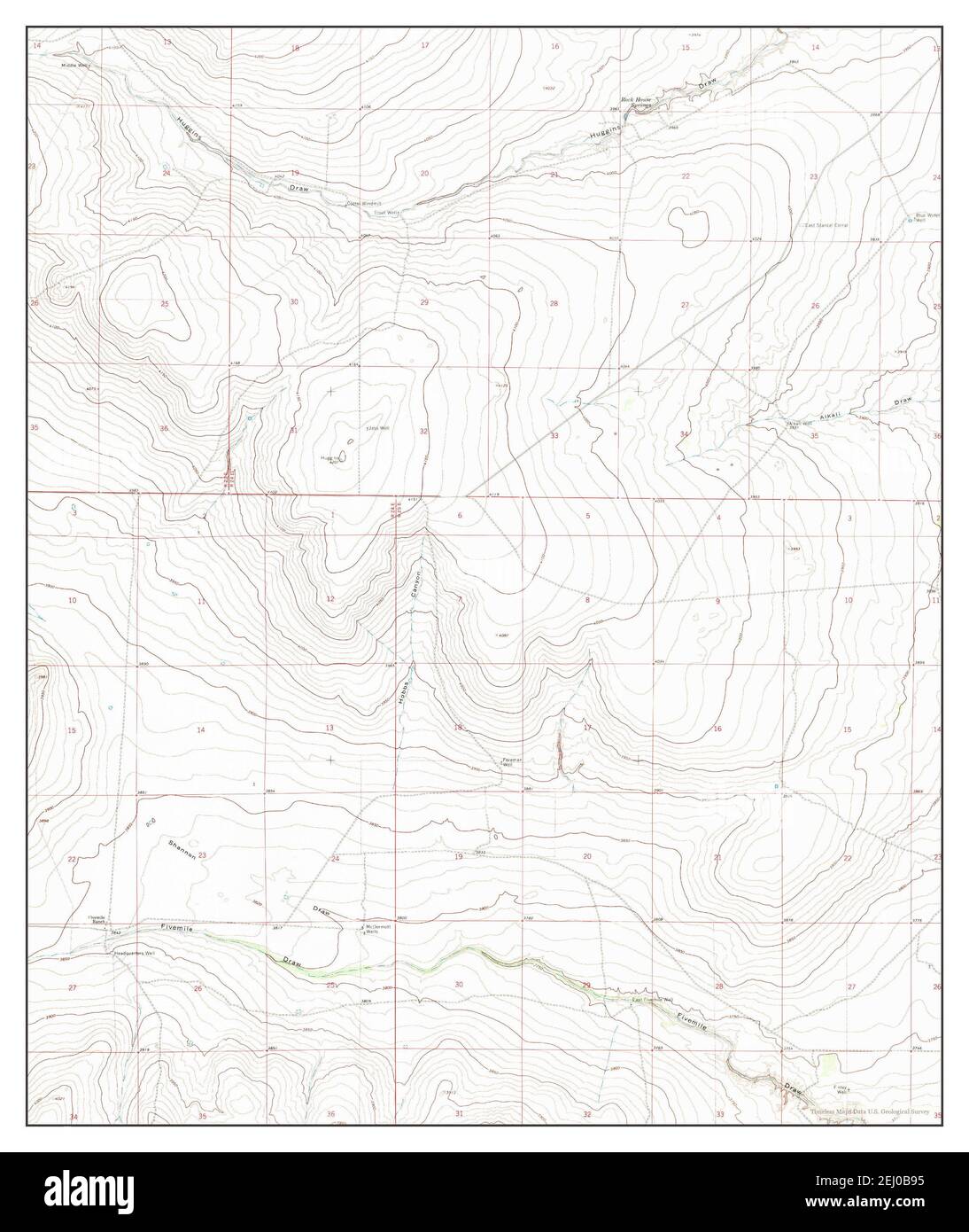 Shannon Draw, New Mexico, map 1967, 1:24000, United States of America ...
