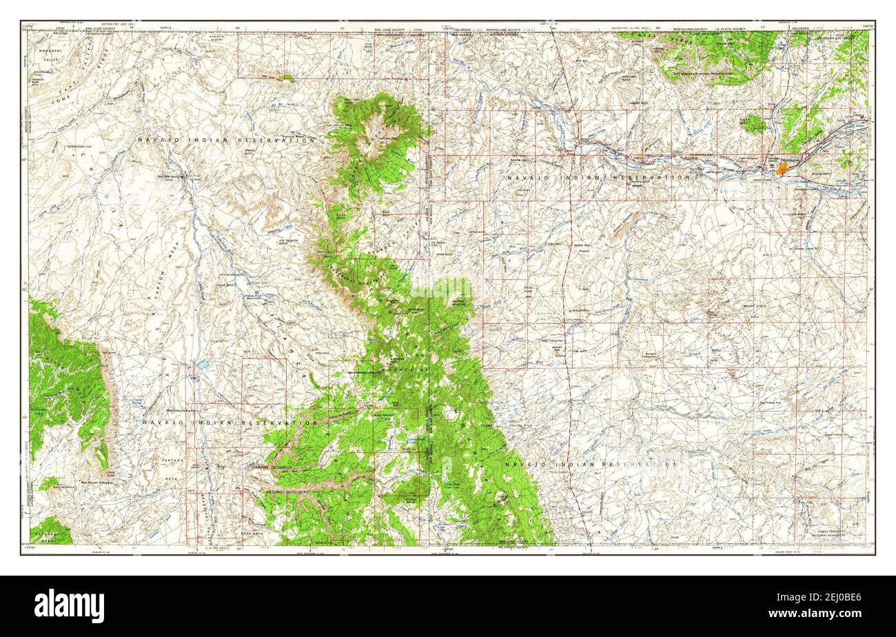 Map of shiprock hi-res stock photography and images - Alamy