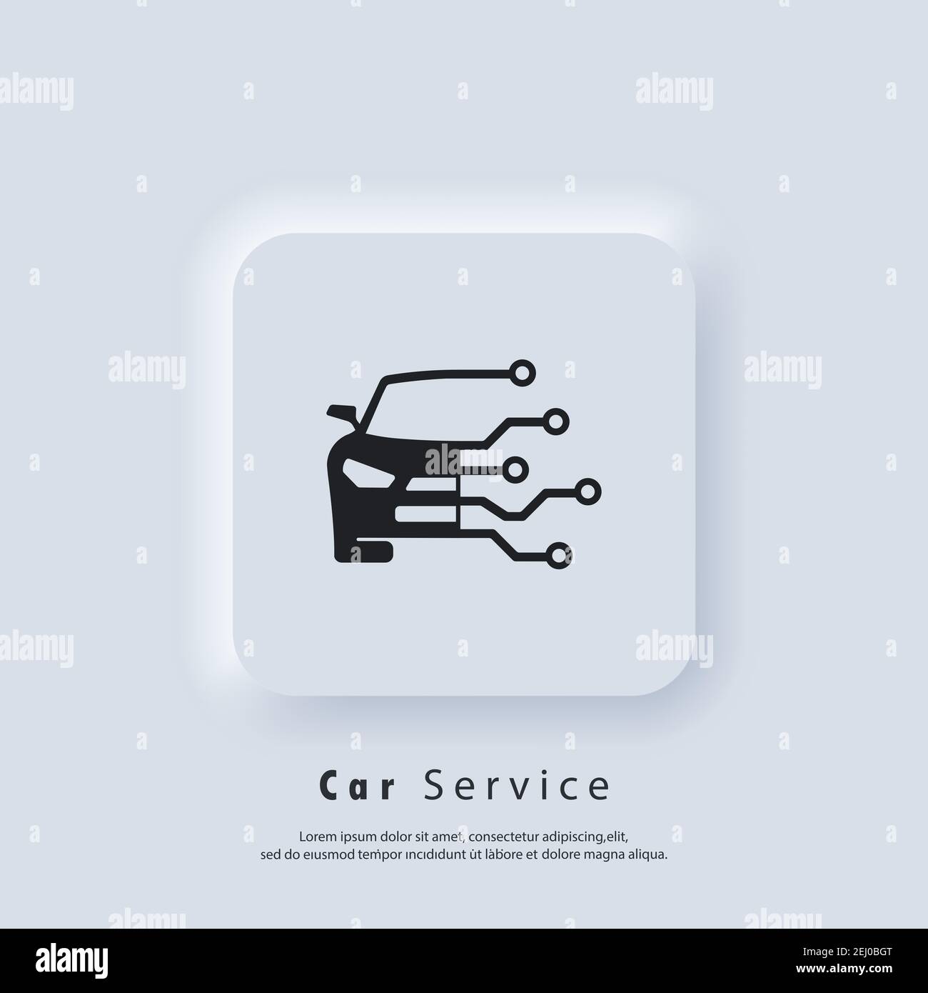 Car electronic system diagram Stock Vector Images - Alamy