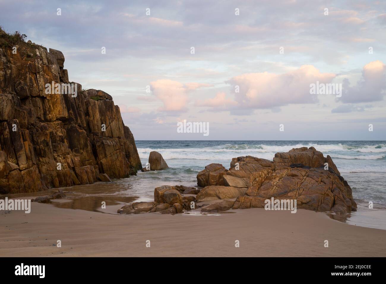 Little Bay, Arakoon National Park, New South Wales, Australia Stock ...