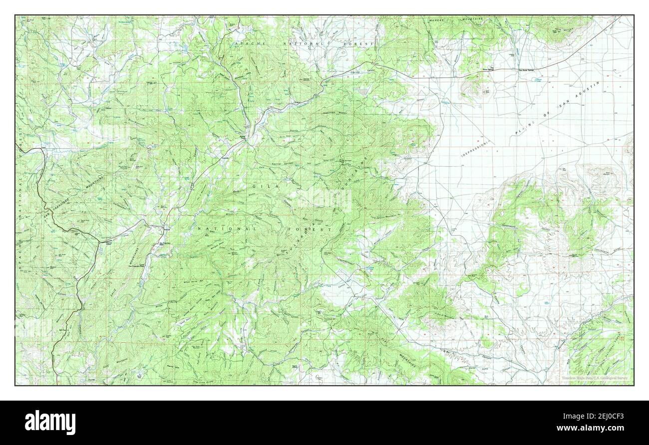 Map of tularosa hi-res stock photography and images - Alamy