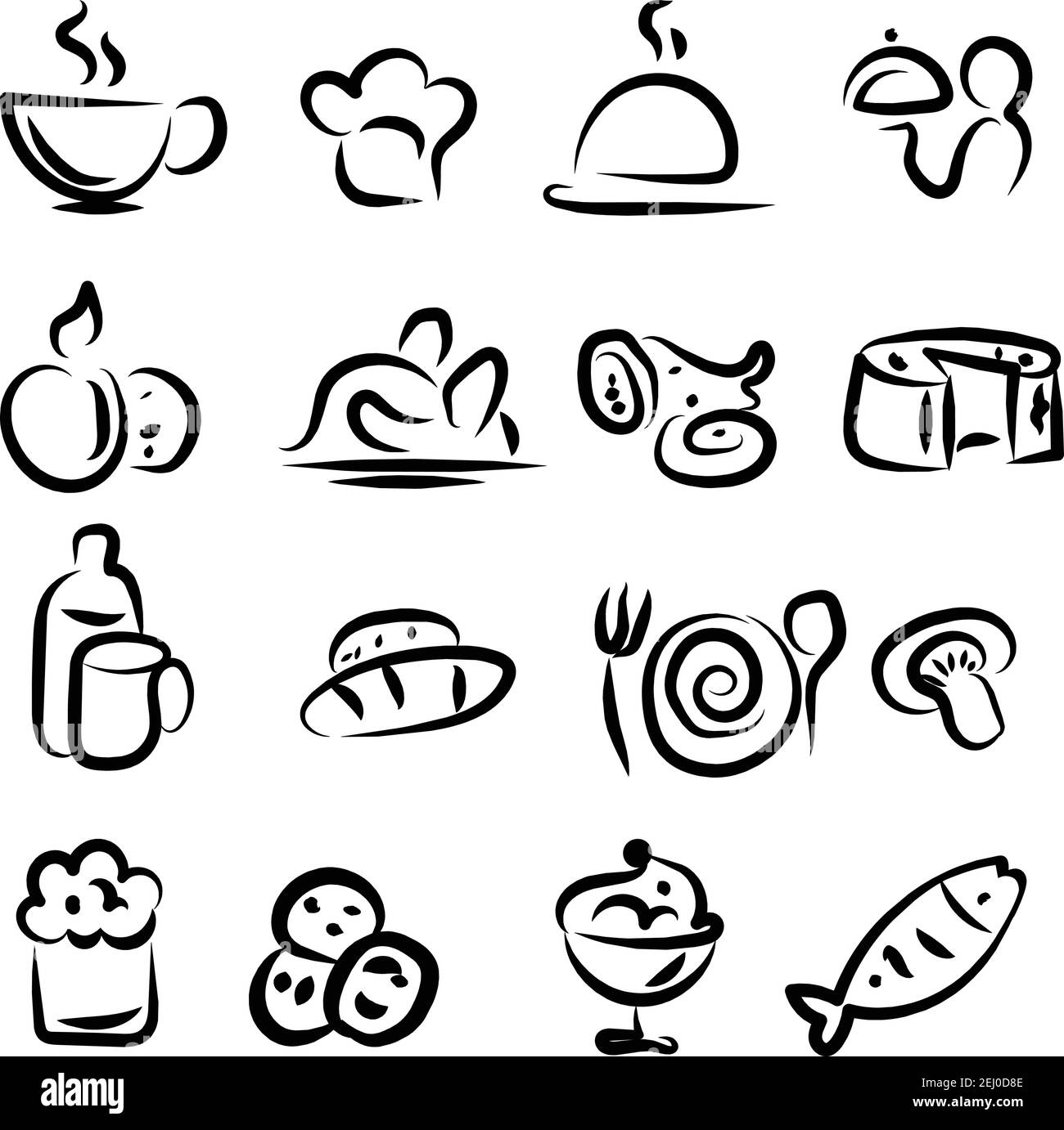 Restaurant Icon Set
