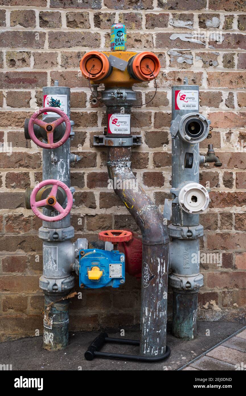 Fire hydrant on the corner of Balfour Street and Wellington Street ...