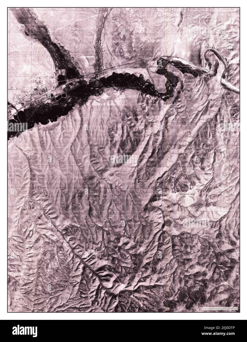 Carlin NE, Nevada, map 1975, 1:24000, United States of America by ...