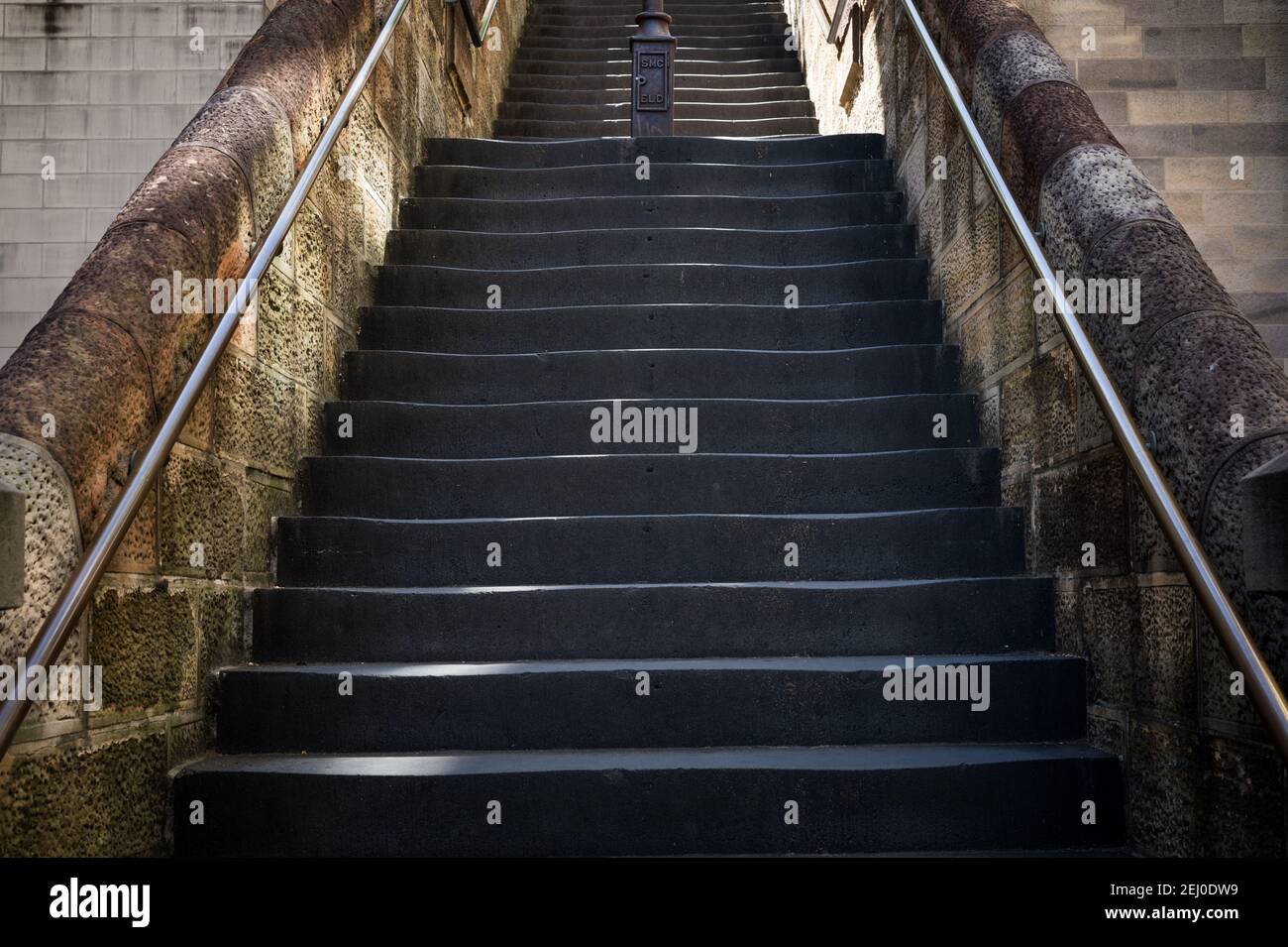 Moore Stairs, Cahill Walk, Sydney, New South Wales, Australia Stock ...