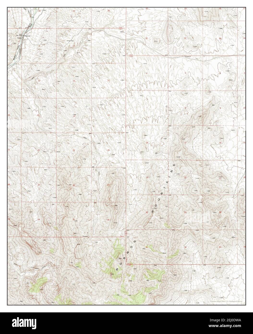 Carp, Nevada, map 1973, 1:24000, United States of America by Timeless ...