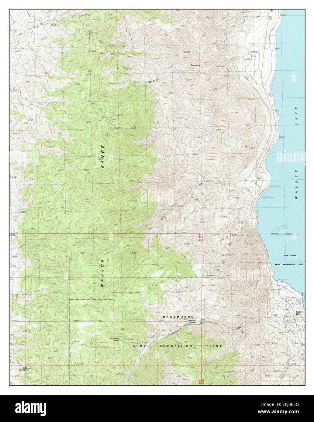 Copper Canyon, Nevada, map 1988, 1:24000, United States of America by ...