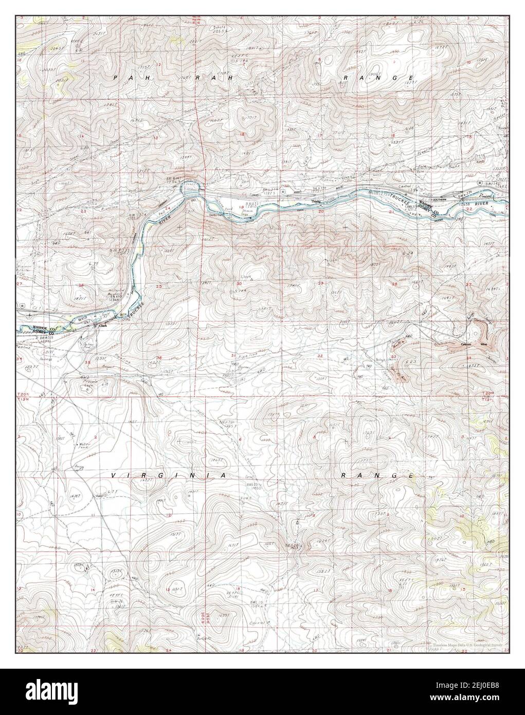 Derby Dam, Nevada, map 1985, 1:24000, United States of America by ...