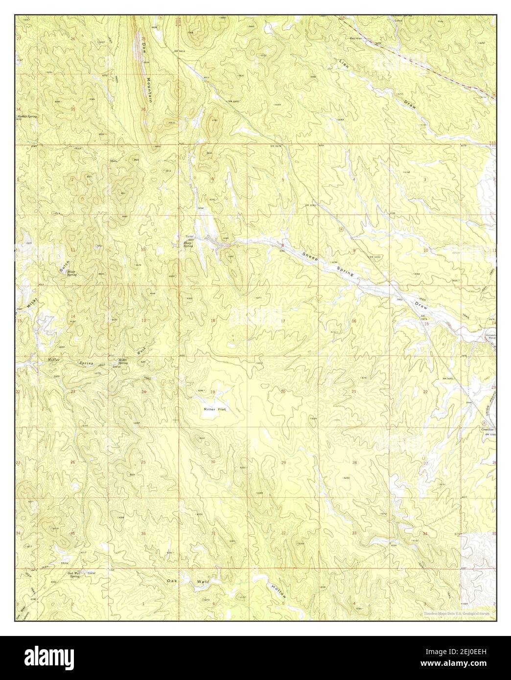 Dow Mountain, Nevada, map 1972, 1:24000, United States of America by ...