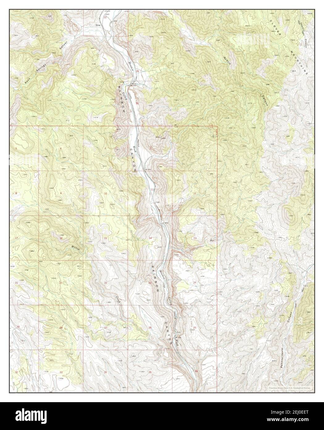Elgin NE, Nevada, map 1969, 1:24000, United States of America by ...