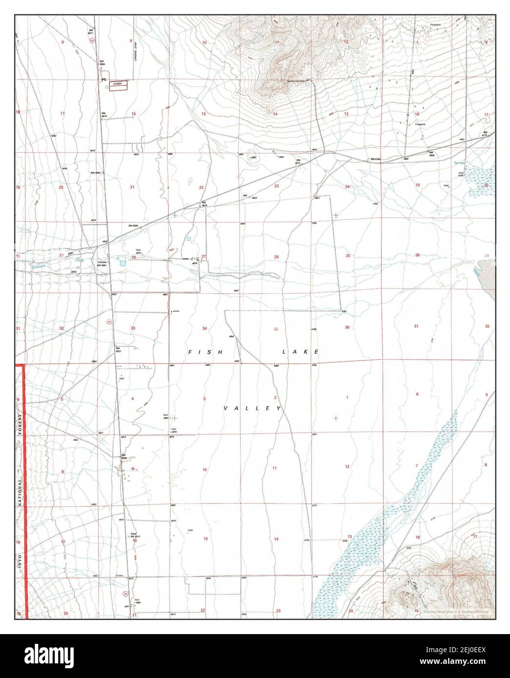 East of Davis Mtn, Nevada, map 1994, 1:24000, United States of America ...