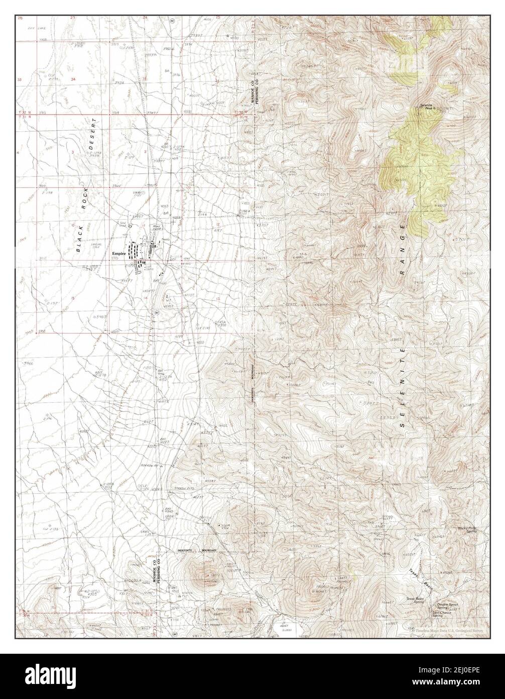 Empire, Nevada, map 1990, 1:24000, United States of America by Timeless ...