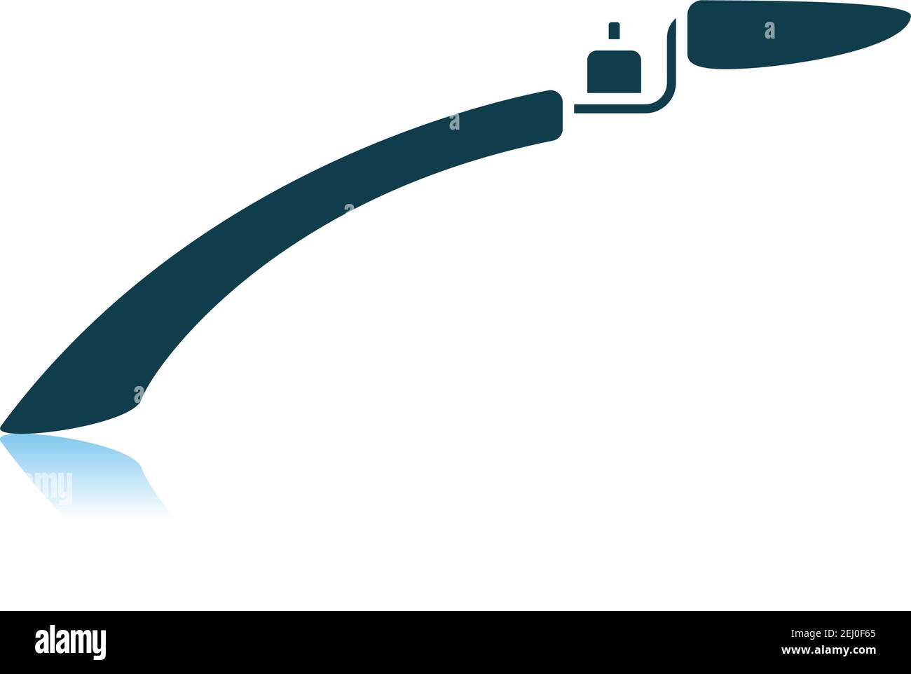 Bike Fender Icon. Shadow Reflection Design. Vector Illustration Stock ...