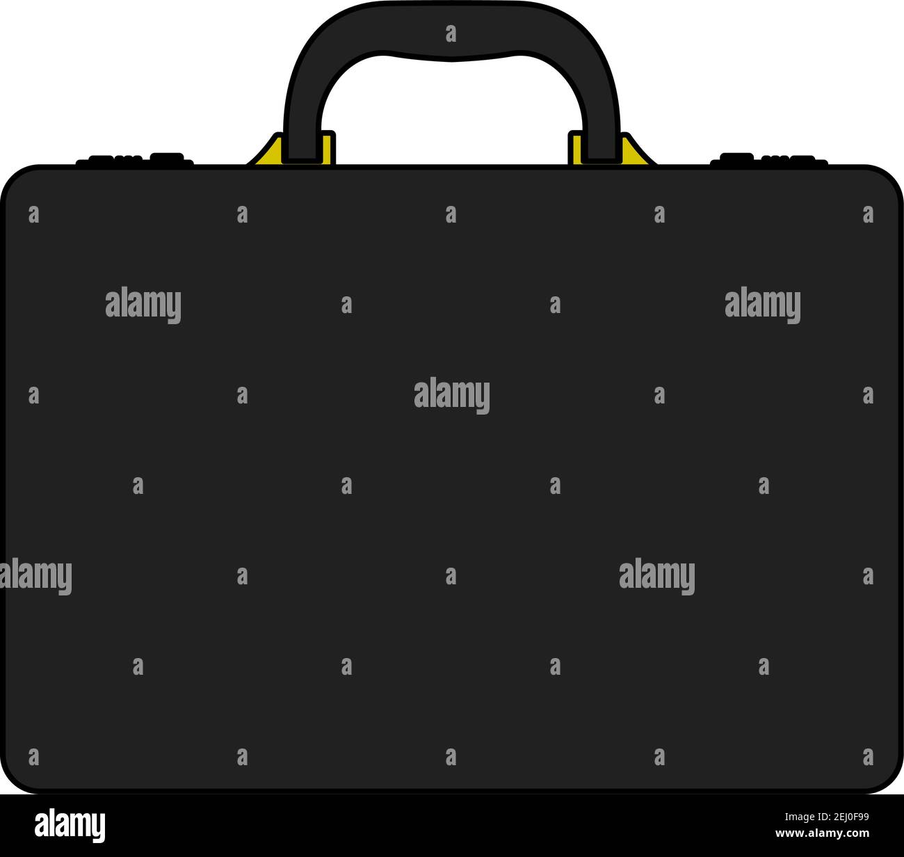 Business Briefcase Icon. Editable Outline With Color Fill Design ...