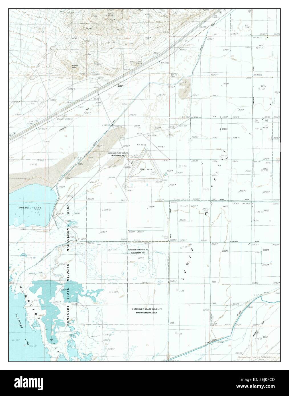 Granite Point, Nevada, map 1987, 1:24000, United States of America by ...