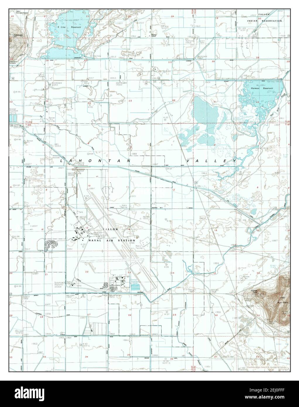 Grimes Point, Nevada, map 1985, 1:24000, United States of America by ...