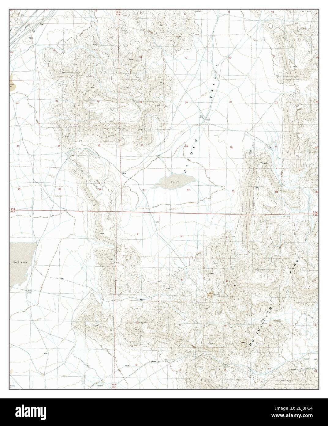 Hidden Valley, Nevada, map 1989, 1:24000, United States of America by ...