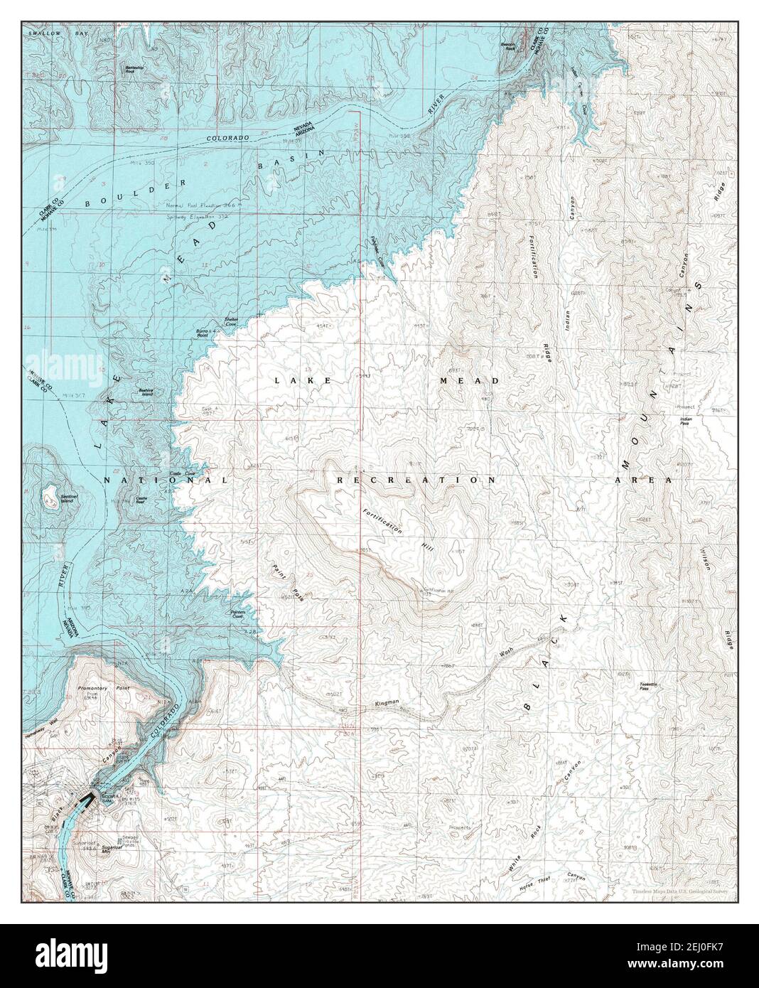 Hoover Dam, Nevada, map 1997, 1:24000, United States of America by ...
