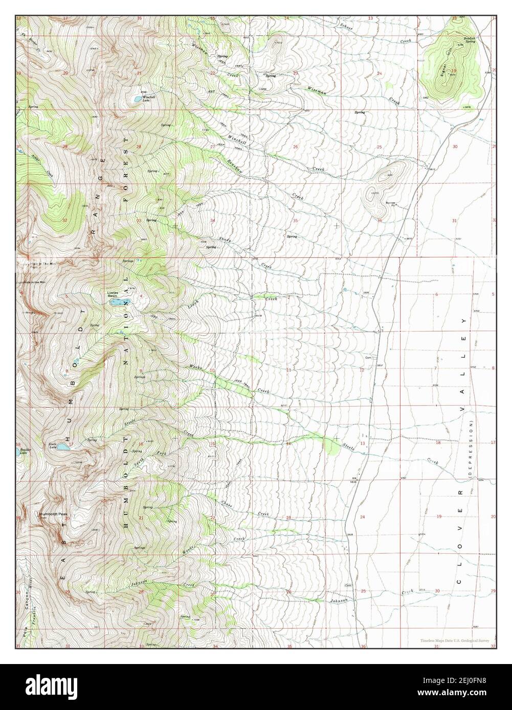 Map of humboldt Cut Out Stock Images & Pictures - Alamy