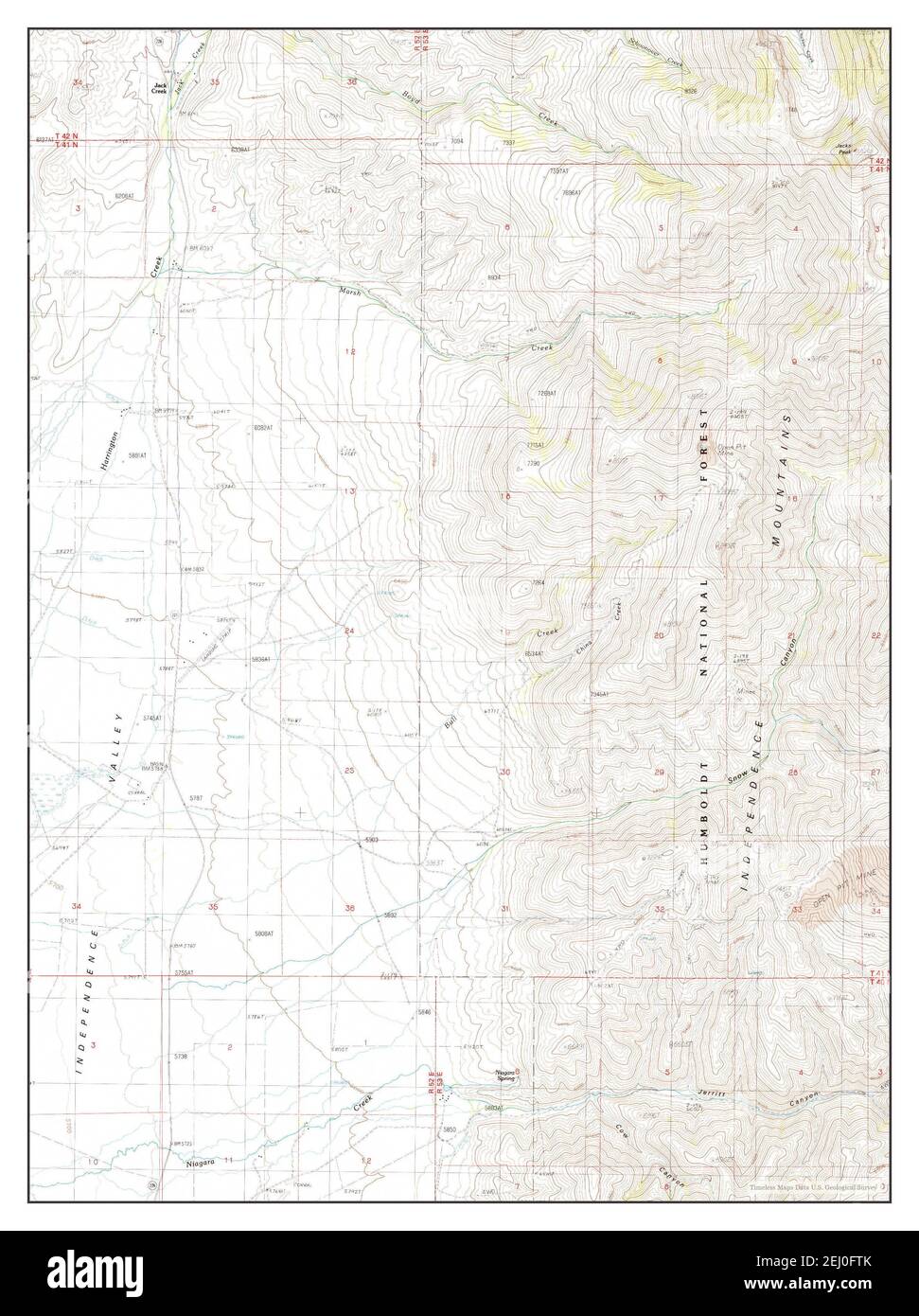 Jacks Peak, Nevada, map 1987, 1:24000, United States of America by ...