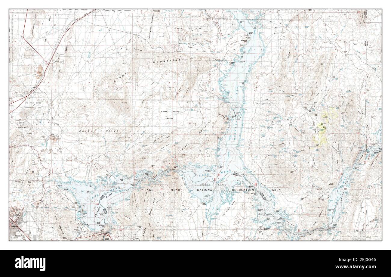 Lake mead map hi-res stock photography and images - Alamy