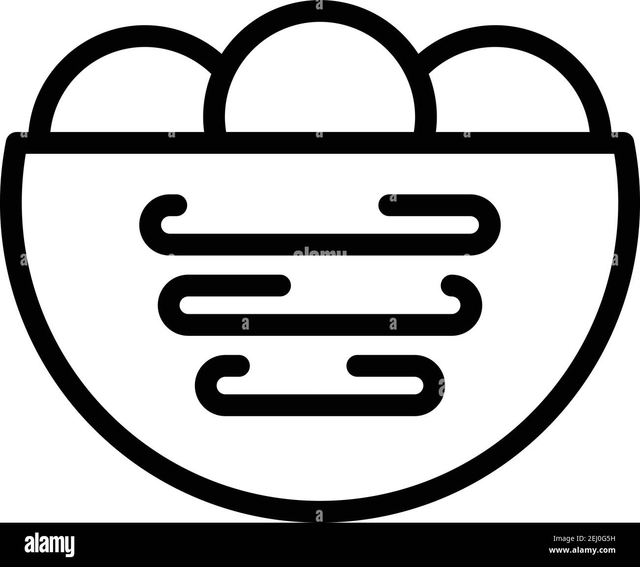 Traditional falafel icon. Outline traditional falafel vector icon for ...