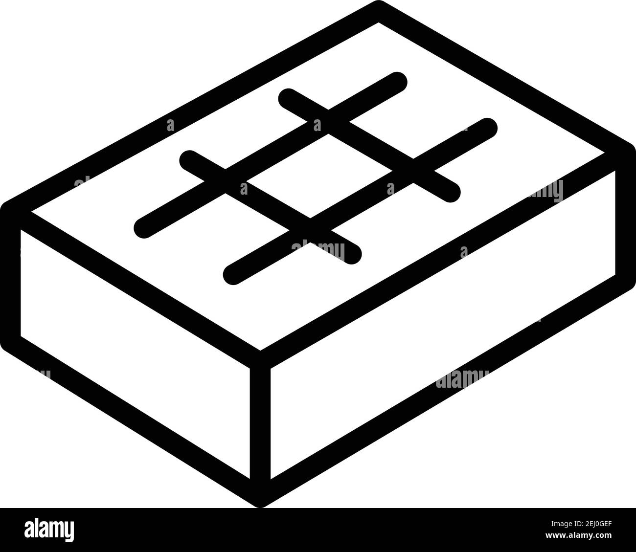 Caramel toffee icon. Outline caramel toffee vector icon for web design ...